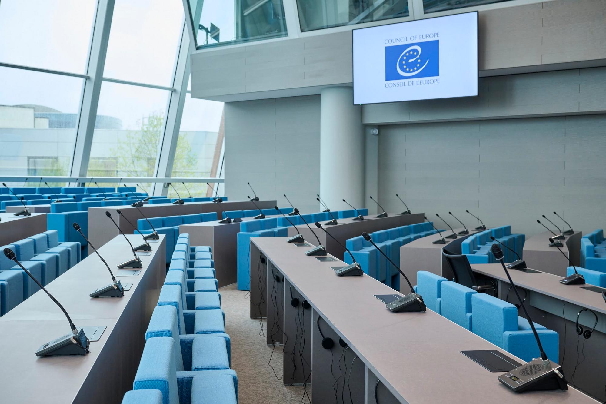 Conseil de l'Europe - Strasbourg - Fauteuils Hémicycle