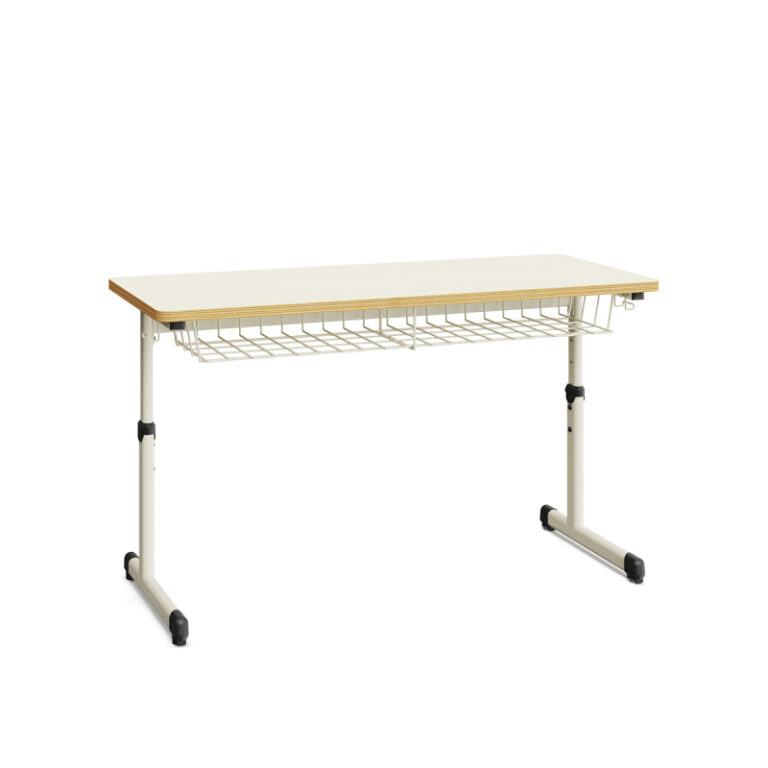 Table école deux places réglable en hauteur Quardouble - Fauteuils ...